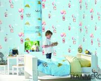 China Chinese Wallcovering Wholesaler Cartoon Design PVC Wallpaper Kids Bedroom Decor for sale