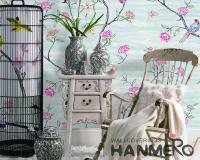 China Floral Bird New Designs Modern Removable Wallpaper for Saloon Chinese Factory Manufacture for sale