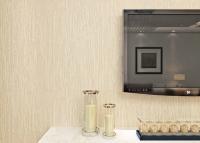 China Beige Elegant Contemporary Living Room Wallpaper Soundproof for sale