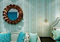 China 0.53*10M Soundproof Country Style Wallpaper For Home Decoration , Flower Wall Covering for sale