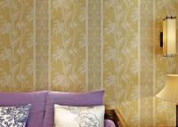 China 0.53*10 Living Room Asian Inspired Wallpaper / Asian Themed Wallpaper Beige Color for sale