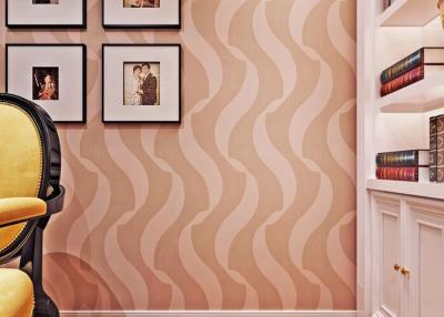 China Bedroom Luxury Non Woven Wallcovering For Home Decoration , Foam Surface Treatment for sale