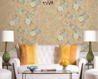 China Strippable Home Decoration Wallcovering PVC Wallpaper Wholesale Price Beautiful Flower for sale