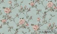 China Eco - Friendly European Style Wallpaper Fancy Floral Pattern Chinese Factory for sale