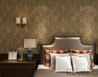 China Korean Style Living Room Wallpaper , Interior Decorating Wallpaper 1.06*10m for sale