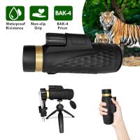 China Smartphone 12x50 Fixed Focus Russian Monocular Telescope For Hunting for sale