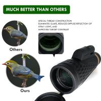China Smartphone 12x50 Fixed Focus Russian Monocular Telescope For Hunting for sale