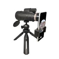 China 12x50 High Power Mobile Phone Telescope Monocular Bak4 With Tripod Holder for sale