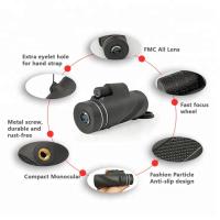 China Hunting Birdwatching Mobile Phone Monocular Telescope 12x50 Mobile Lens for sale