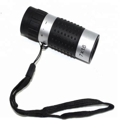 China Rangefinder Pocket Monocular Telescope 7x18 With Reticle For Golf Outdoor Sports for sale
