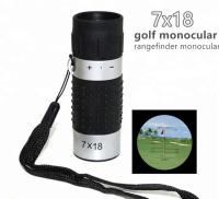 China Rangefinder Pocket Monocular Telescope 7x18 With Reticle For Golf Outdoor Sports for sale