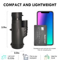 China Waterproof Long Range Monocular Telescope 10x42 With Night Vision for sale