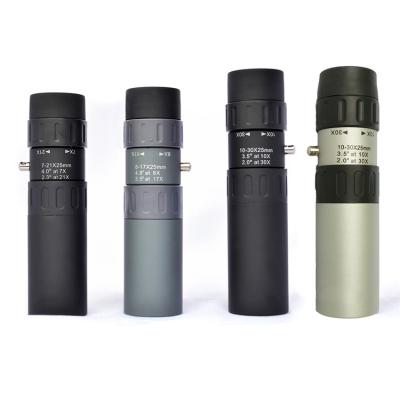 China Universal Handheld Monocular Telescope 10-30X25 HD Zoom Lens for sale