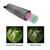 China ED Glass 8x33 HD Monocular Telescope With Phase Corrected for sale