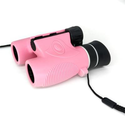 China Optical Bak4 Prism Kids Binoculars , 6x21 Shockproof Childrens Pink Binoculars for sale