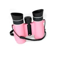 China Optical Bak4 Prism Kids Binoculars , 6x21 Shockproof Childrens Pink Binoculars for sale