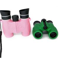 China Optical Bak4 Prism Kids Binoculars , 6x21 Shockproof Childrens Pink Binoculars for sale