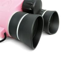China Optical Bak4 Prism Kids Binoculars , 6x21 Shockproof Childrens Pink Binoculars for sale