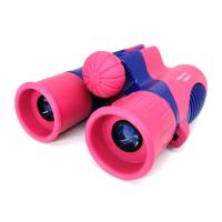China Pink 8x21 Kids Binoculars Compact Crystal Clear View for sale
