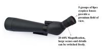China ED 20-60x60 Bird Watching Scope With Tripod Zoom Holographic Camera for sale