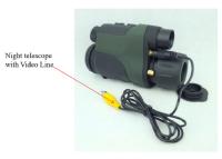 China 6x30 Long Range Night Vision Telescopes Light Weight Waterproof for sale