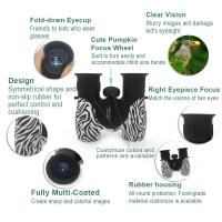 China Zebra Children 8x21 Shockproof Binoculars 6X21 10X22 Telescope For Children for sale
