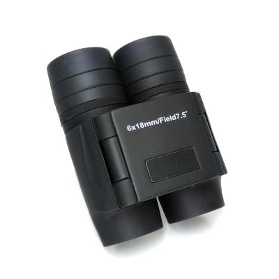 China Mini Binoculars 6X18 Compact Portable Folding Telescope For Adults Kids for sale