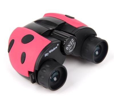 China 8x21 Compact Kids Binoculars High Resolution Real Optical Shockproof for sale
