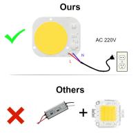 China AC 220V LED COB Module 50W High Power Smart IC Flip LED Chip for sale
