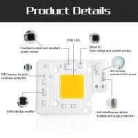 China Warm White 50W LED Chip COB LED Module Customized Logo With Driver On Board for sale