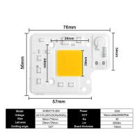China Warm White 50W LED Chip COB LED Module Customized Logo With Driver On Board for sale
