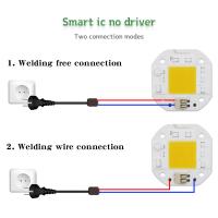 China 50W Dimming Cob LED 220V Solderless Wire Dob Led Driver Size 25mm for sale