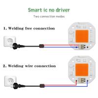 China 50W Dimming Cob LED 220V Solderless Wire Dob Led Driver Size 25mm for sale