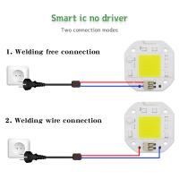 China 50W Dimming Cob LED 220V Solderless Wire Dob Led Driver Size 25mm for sale
