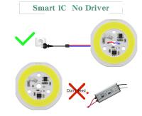 China 220V AC COB LED Chip High Brightness 12W 15W Warm LED Module for sale