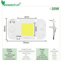 China Driverless AC COB Led Chip 50w Size 40mm For DIY Floodlight Grow Light for sale