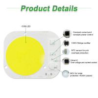 China Round 50W LED Chip High Power Driverless Full Spectrum AC220V for sale