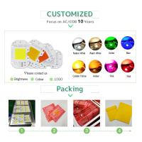 China Two Welding Methods Chip Led Cob 50w Driverless Lamp Beads For Grow Light for sale