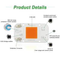 China 110V 220V AC LED Module COB Chip No Welding For Indoor Plant Seedling Grow for sale