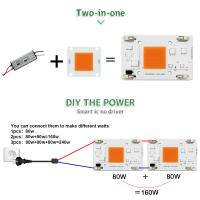China AC110V AC COB LED 80W Full Spectrum Without Soldering Terminal for sale