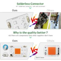 China Solderless Led Lamp Beads AC COB 80W Integrated Projection Light Chip for sale