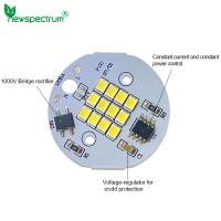 China Round Led Chip On Board SMD2835 Smart IC Driverless AC 220V for sale