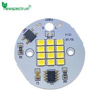 China Round Led Chip On Board SMD2835 Smart IC Driverless AC 220V for sale