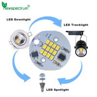 China Round Led Light Pcb Board AC 240V Natural White CCT 6000K For Lamp Bulb for sale