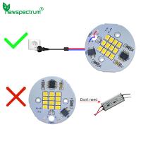 China Round Led Light Pcb Board AC 240V Natural White CCT 6000K For Lamp Bulb for sale