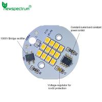 China 35mm Round 50w SMD LED Chip 3000K For GU10 Downlight Spotlight for sale