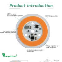 China Driverless LED COB Chip High Brightness 240V Warm White Led Module for sale