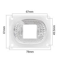 China DIY COB Dimming Cob LED Chip Lens Reflector For 20W 30W 50W Spotlight for sale