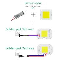 China Flip 50W LED Chip Cob Led Light 120° Beam Angle 6000K Color Temperature for sale