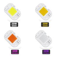 China Two Welding Methods Chip Led Cob 50w Driverless Lamp Beads For Grow Light for sale